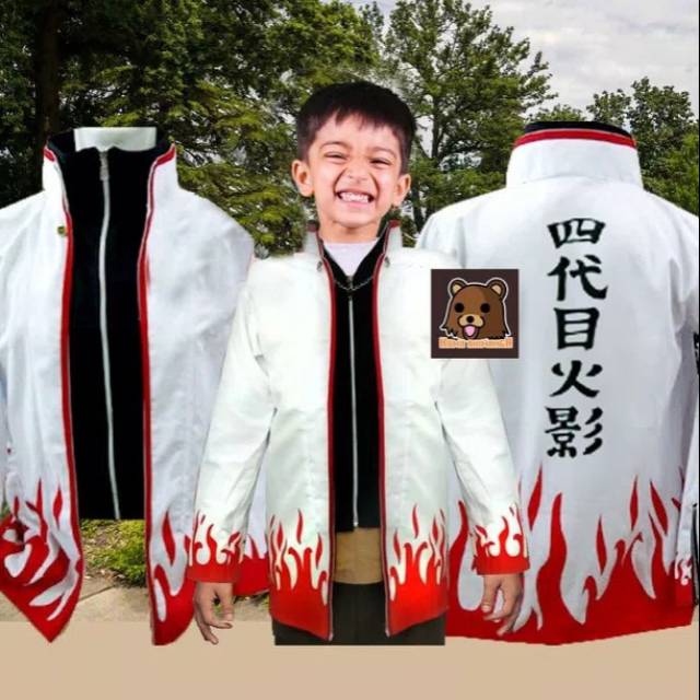 Hokage Jackets Children Minato Jackets Children Yondaime Jacket Naruto ...