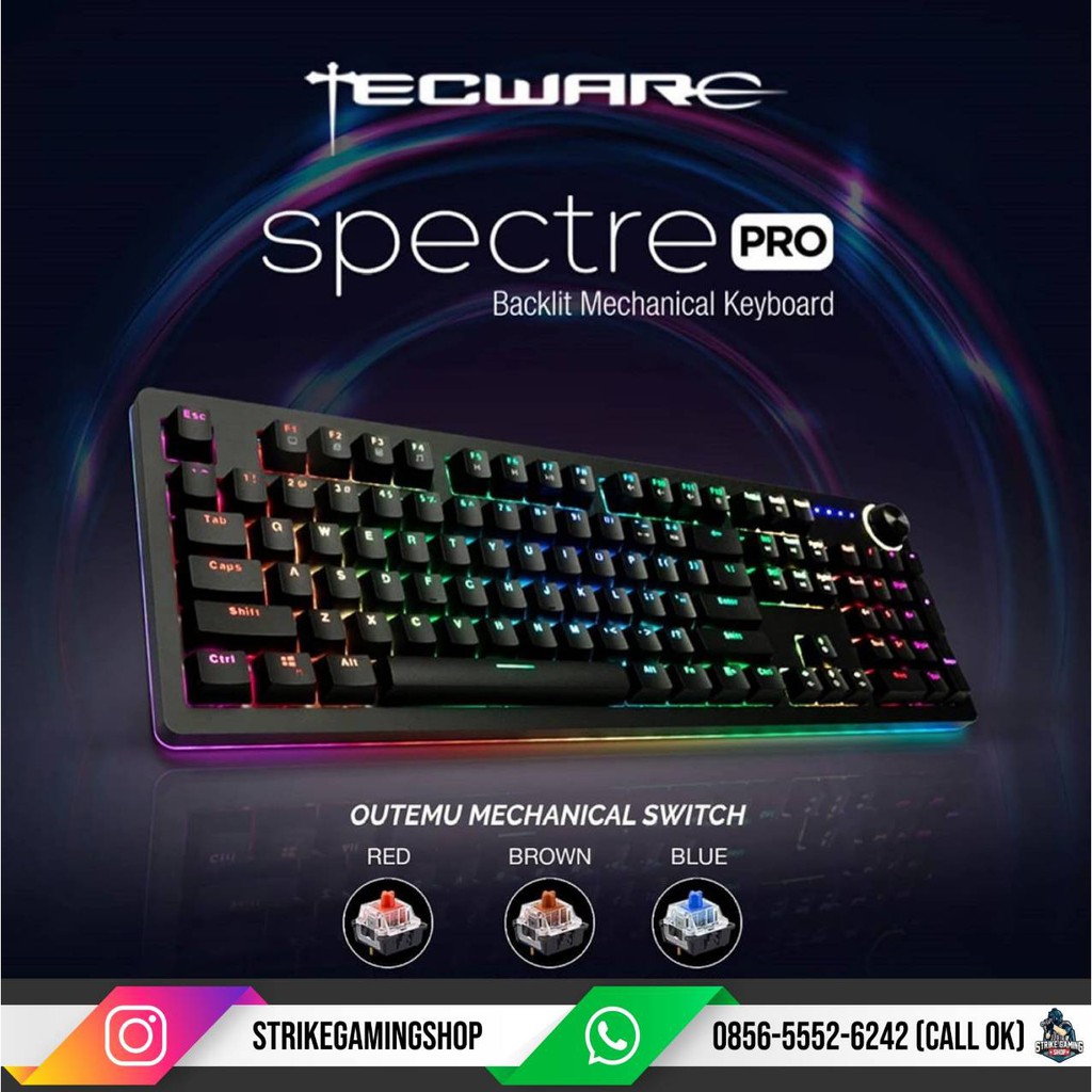 Tecware Spectre Pro Rgb Mechanical Gaming Keyboard | Shopee Malaysia