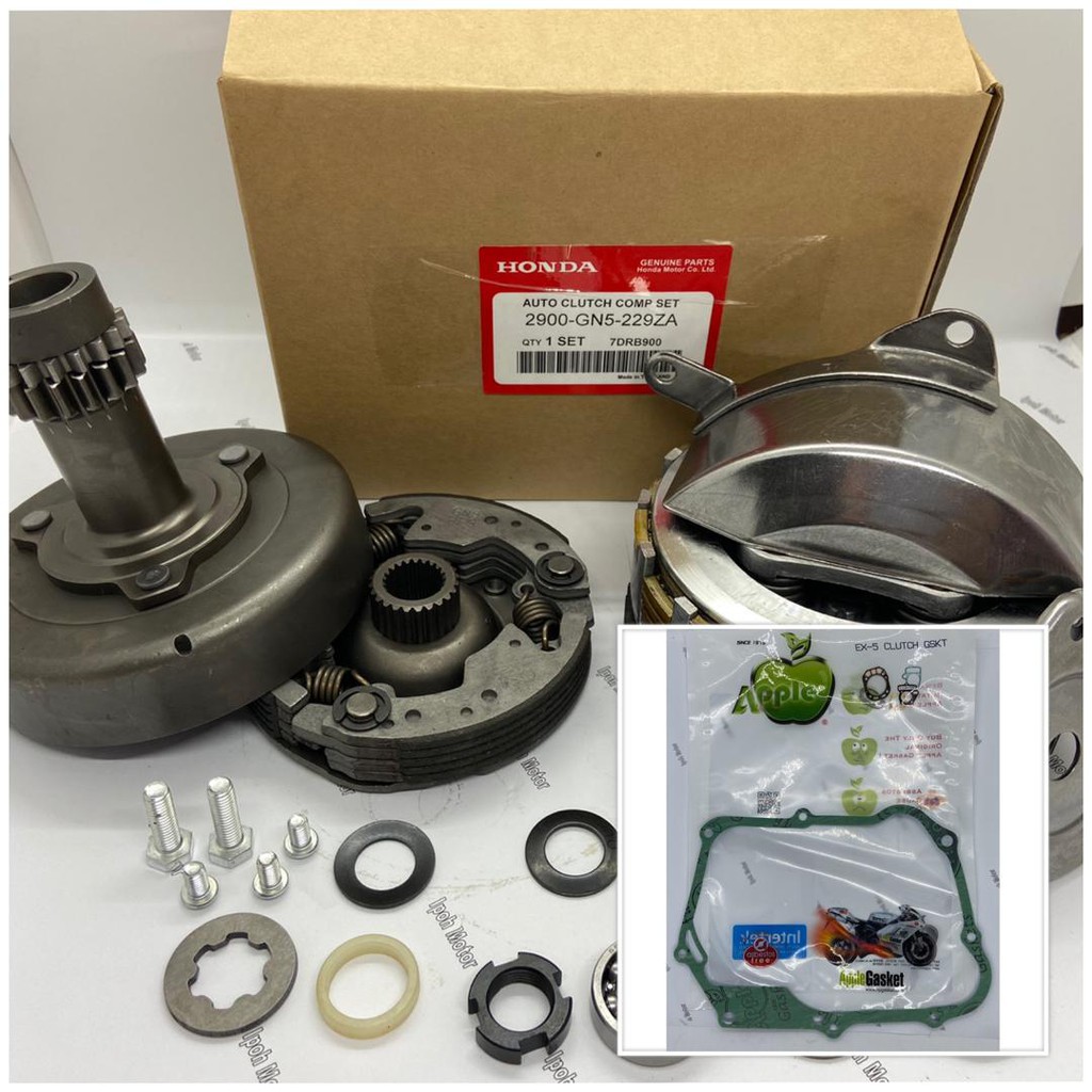 EX5 AUTO CLUTCH COMP SET ORIGINAL THAILAND EX5/HIGH POWER/DREAM/WAVE100/MR1/KRISS100/CLASS1 ...
