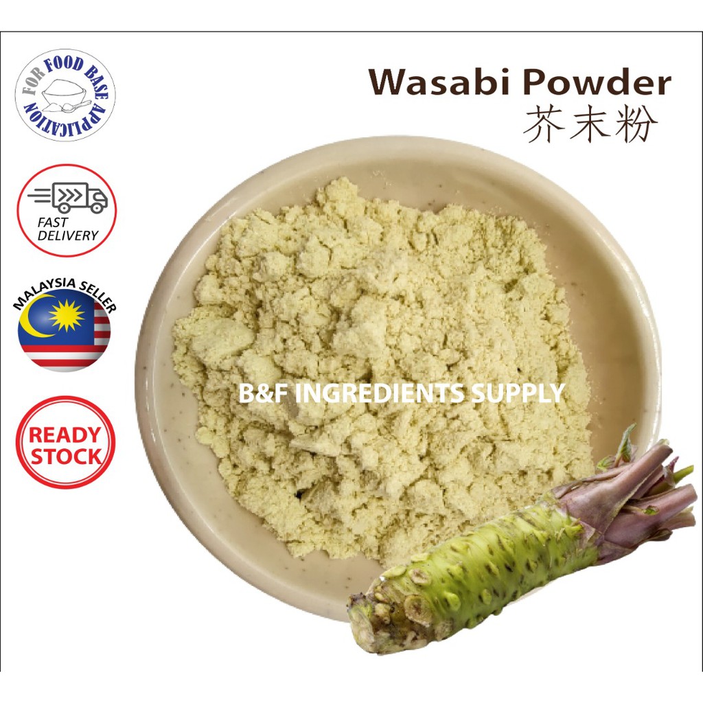 Wasabi Powder 芥末粉 / Spicy Wasabi Japanese Food Paste / Serbuk Wasabi ...