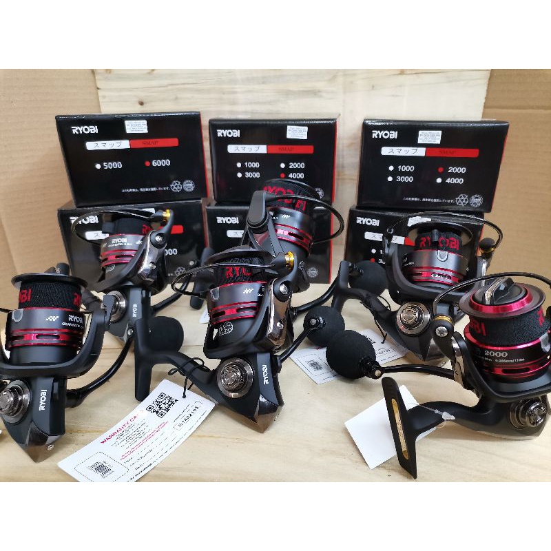 RYOBI REEL SMAP SPINNING REEL | Shopee Malaysia