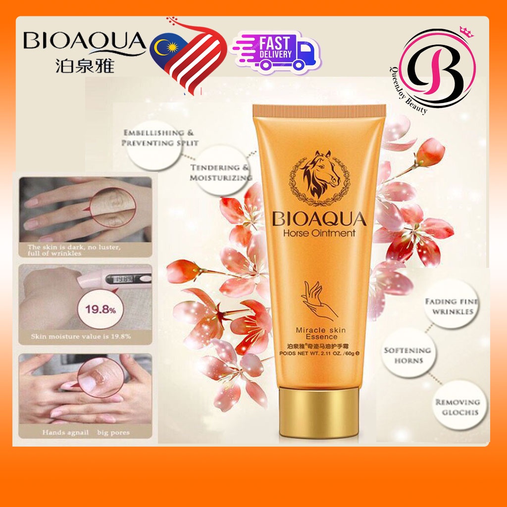 🔥Ready Stock🔥 BIOAQUA Horse Ointment Miracle Skin Essence Hand Cream ...