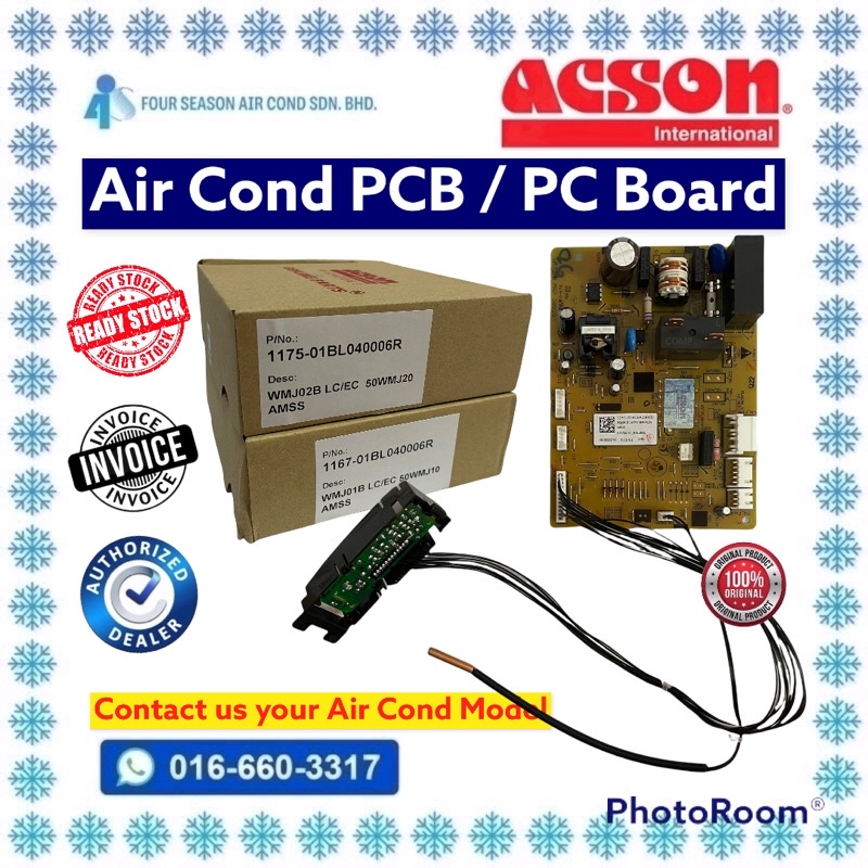 [ Genuine Part ] DAIKIN / ACSON Air Condition PCB Indoor PC Board AWM10 ...