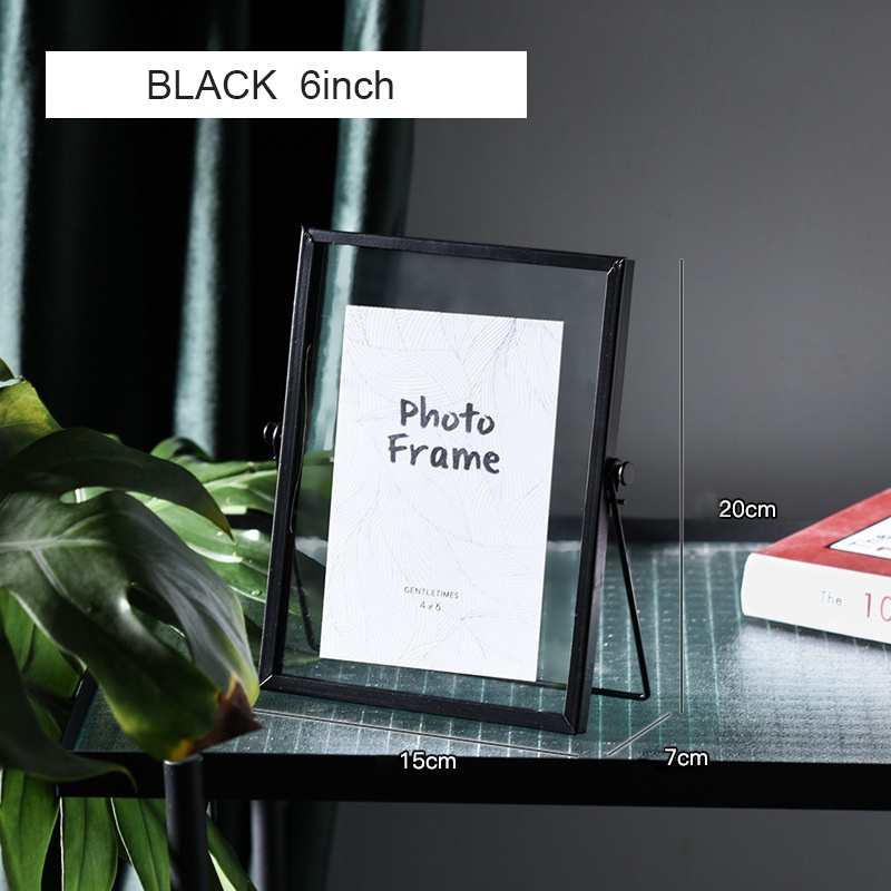 Square Gold/Black Metal Frame 4inch/6inch/7inch European Style Table ...