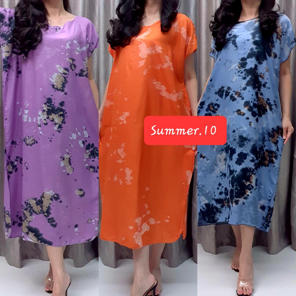 [6010] [A] READY STOCK TIE DYE DASTER PANJANG *WHOLESALE AVAILABLE ...