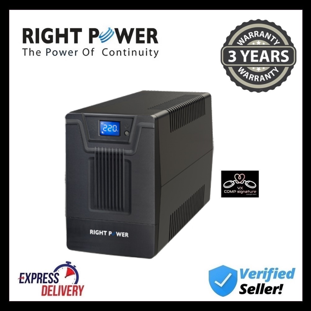 RIGHT POWER UPS 1500VA (POWERTANK P1500T) | Shopee Malaysia