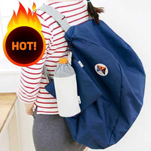 Shoulder Bag Backpack (Blue) | Shopee Malaysia