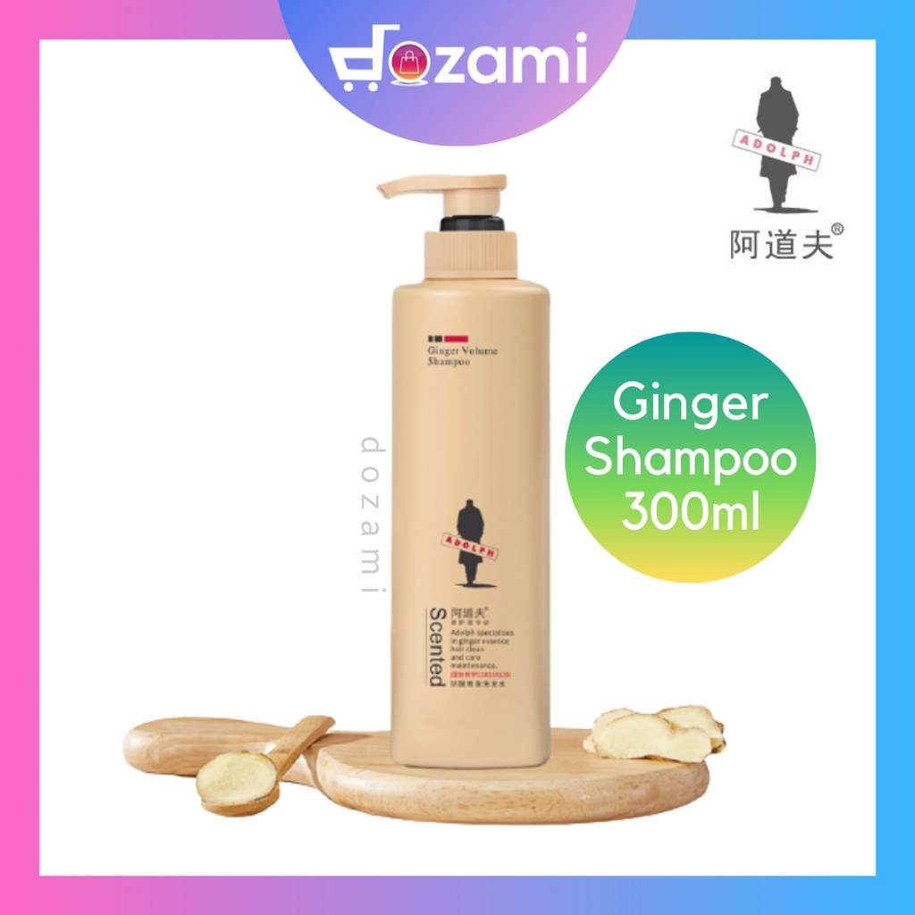 Adolph Anti-Hair Loss Ginger Volume Shampoo (300ml) 阿道夫防脱固发生姜洗发水 ...