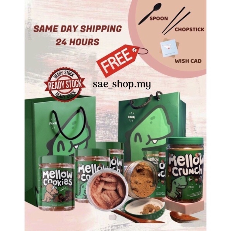 MELLOW CRUNCH VIRAL 🔥🦖 Ready stock | Shopee Malaysia