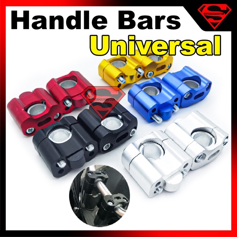 2Pcs Universal Motorcycle Dirt Bike Motocross Handle bar Riser Mount ...