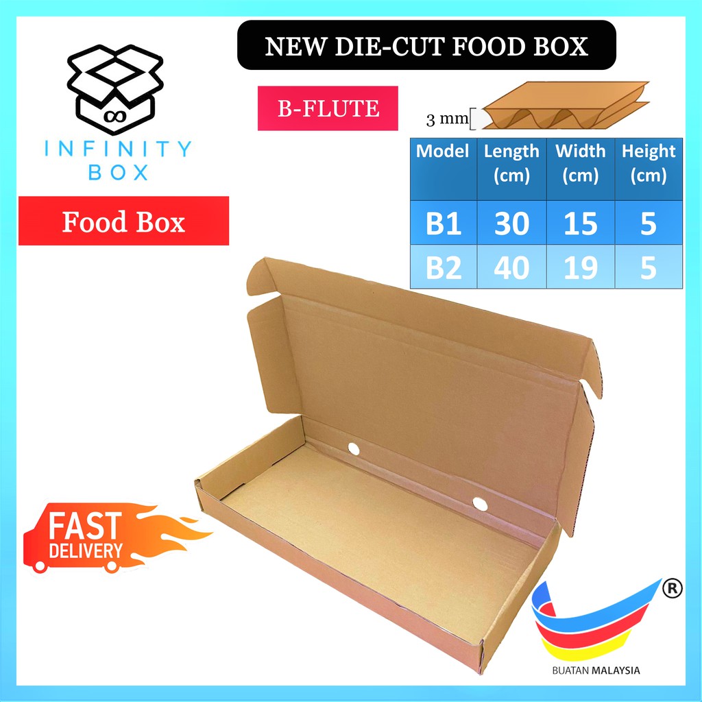 FOOD BOX Packaging Box Kotak Packing - B1 | Shopee Malaysia