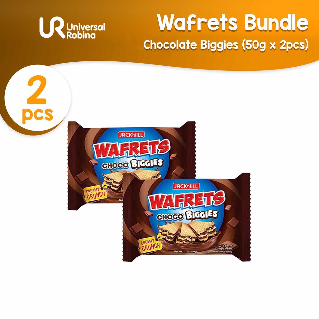2 x Wafrets Choco Biggies (50g) | Shopee Malaysia