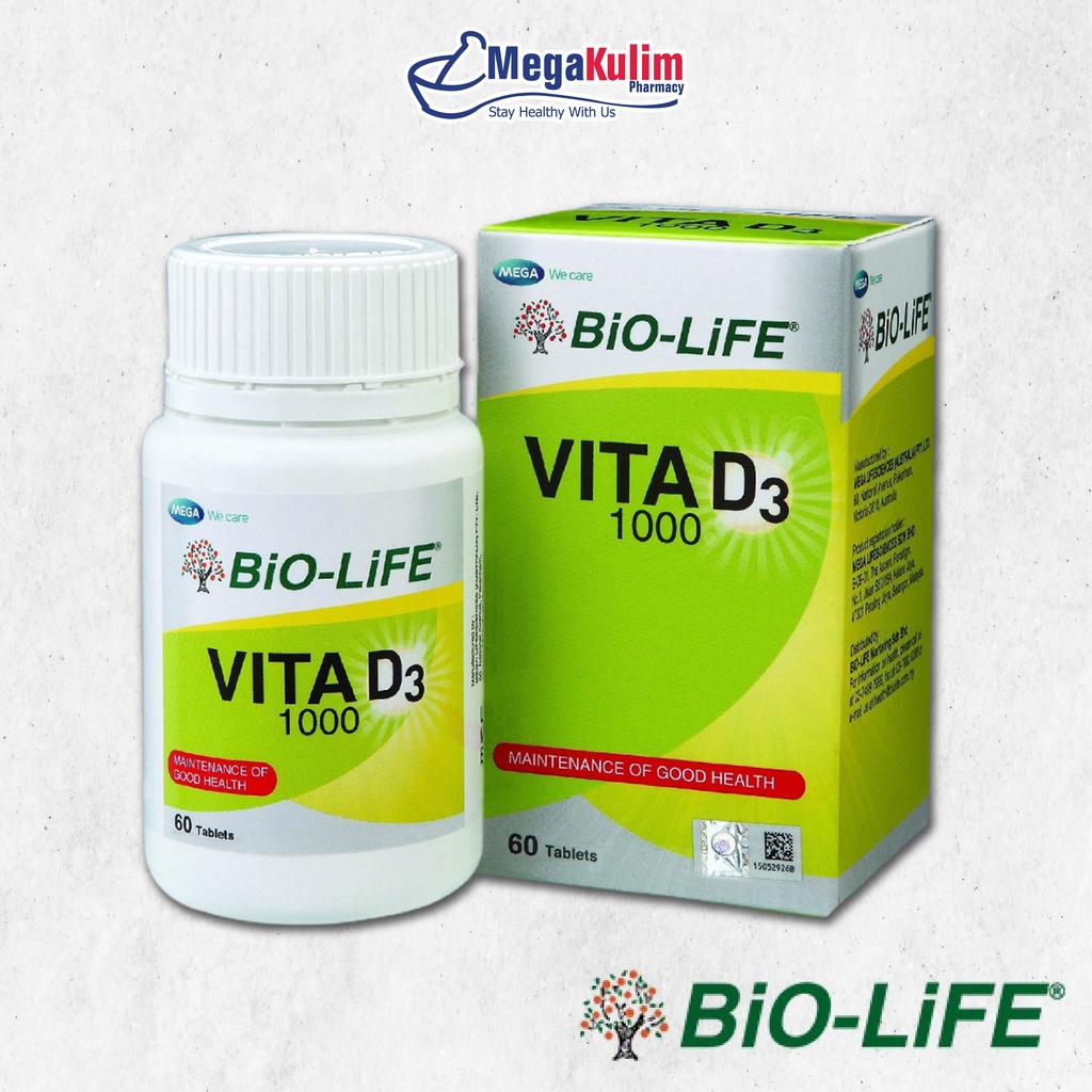 Biolife Vita D3 1000 (60 Tab / 2X60 Tab) | Shopee Malaysia