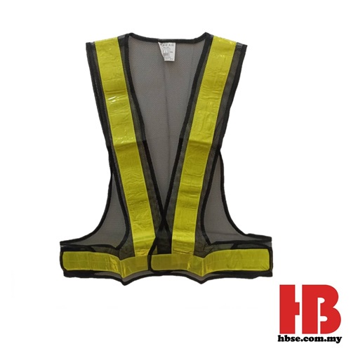 SAFETY VEST REFLECTIVE V-SHAPE - BLACK | Shopee Malaysia