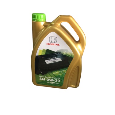 HONDA FULLY SYNTHETIC SN 0W-20 ENGINE OIL 4 LITER (HD-0-20) | Shopee ...