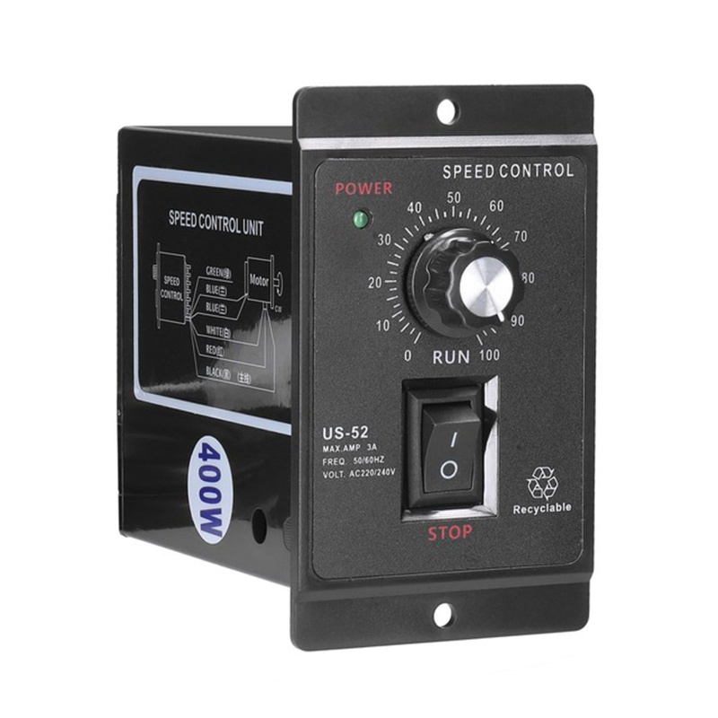 PCF* US-52 400W AC220V 50/60Hz AC Single Phase Motor Speed Controller Durable | Shopee Malaysia