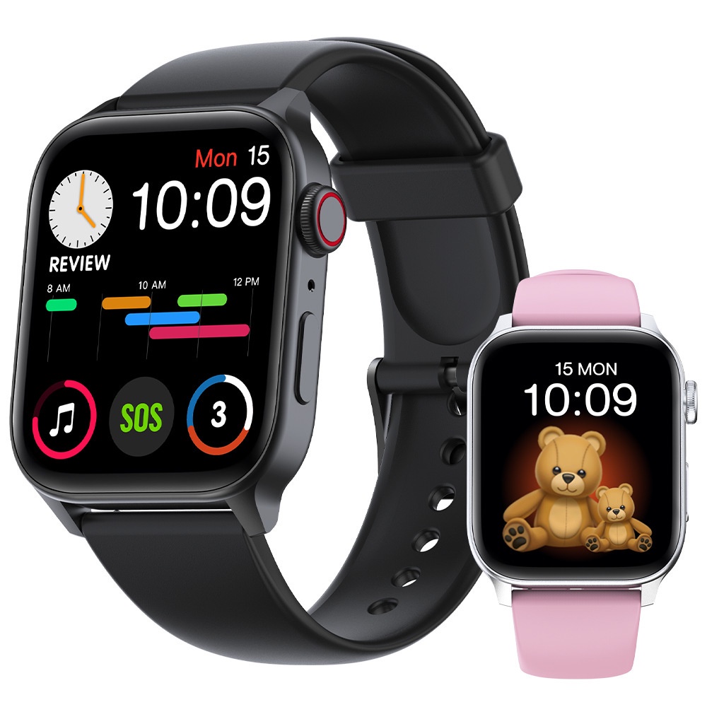 T10 smart watch temperature monitoring local music connection TWS blood ...