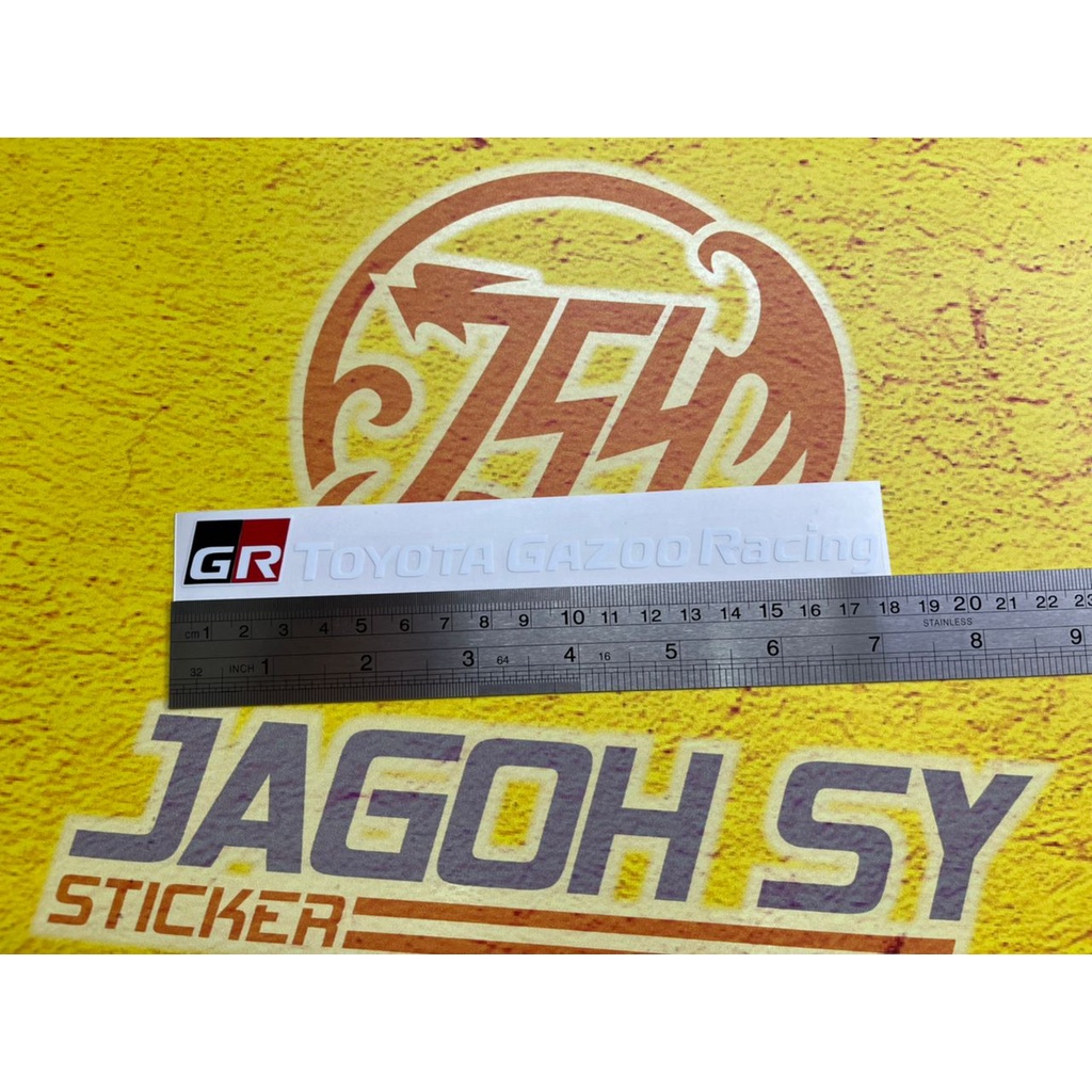 Sticker Toyota Gazoo Racing GR Sport【HIGH QUALITY】 | Shopee Malaysia