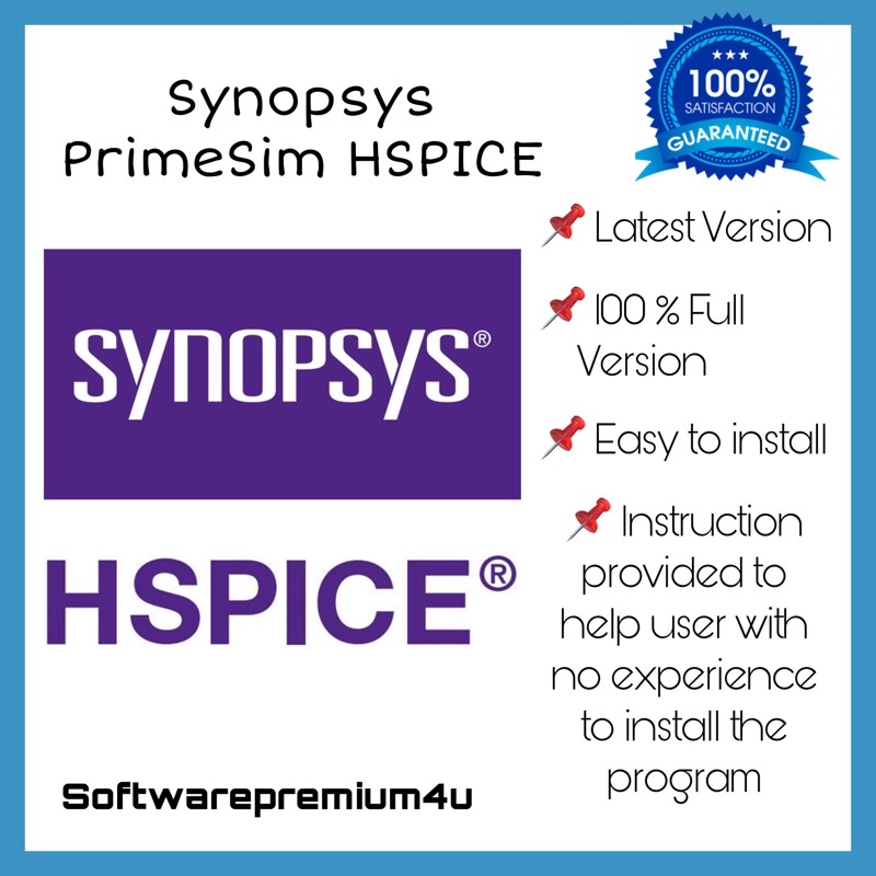 Synopsys PrimeSim HSPICE S-2021.09 (2022) | vP-2019.06 SP1.1 | Electronic Circuit Analysis 🔥 ...