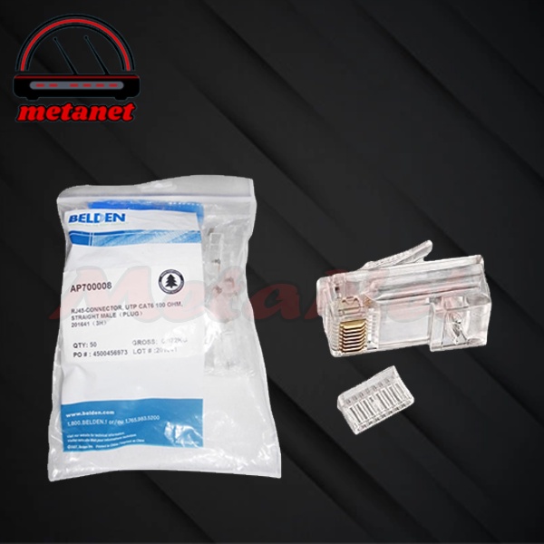 Belden Connector RJ45 UTP Cat6 Connector Retail/Pcs | Shopee Malaysia