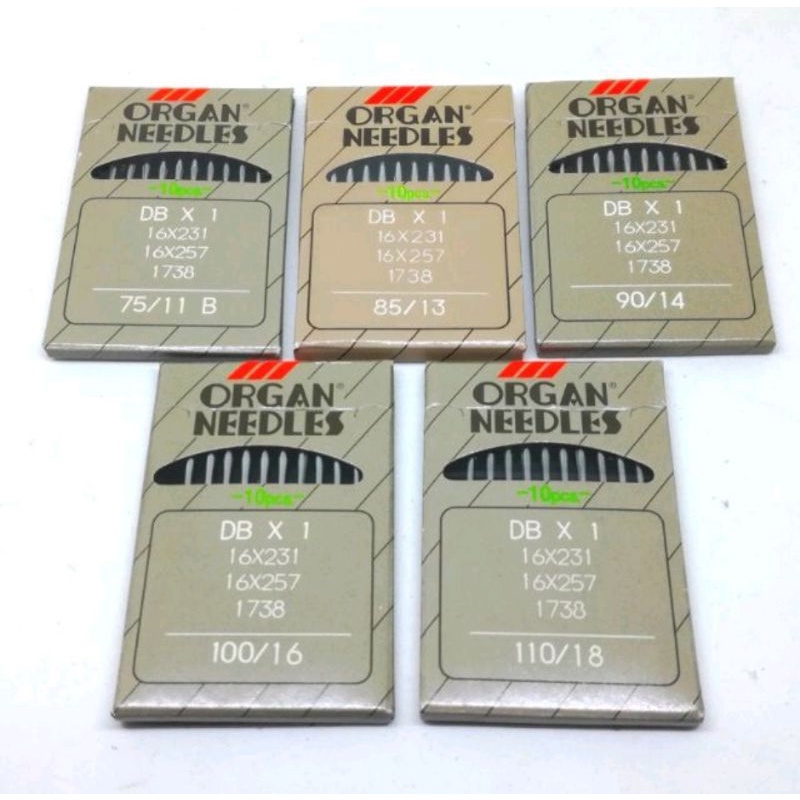 ORGAN DBx1 Needles ,Jarum Mesin Jarum DB x1 Sewing Machine Needles Jarum Mesin High Speed Jarum ...
