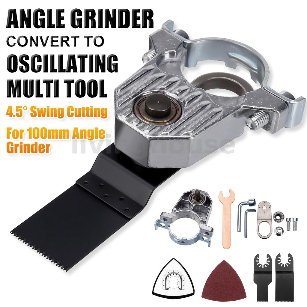 Cordless Oscillating Multi Tool Angle Grinder Conversion Tool Head For ...