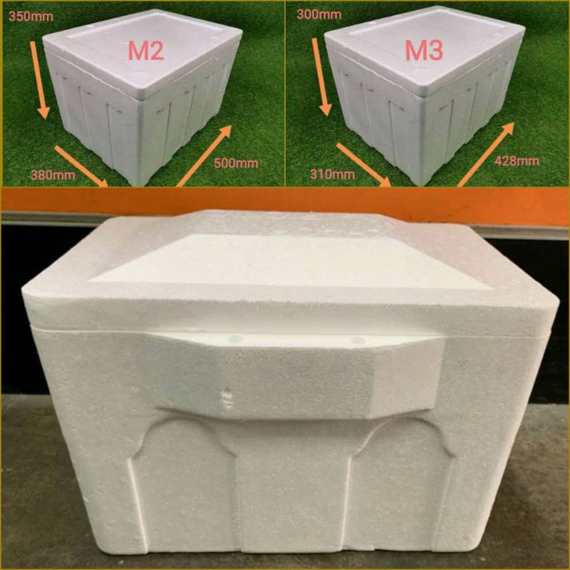 💥READY STOCK💥 Foam Box / Cooler Box / Gabus / Styrofoam Ice Box / Tong ...