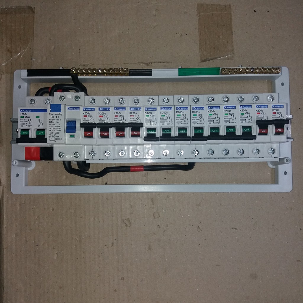 Full Set Electric DB Box 19Way + RCCB + MCB (SIRIM) | Shopee Malaysia