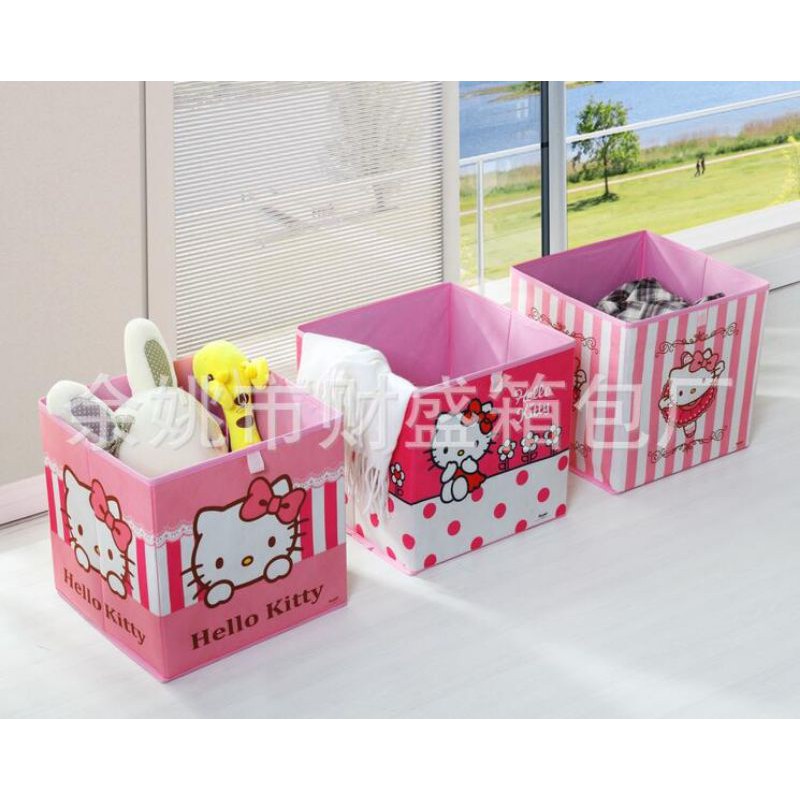 CLEARANCE PRICE‼️Hello Kitty Foldable Non-woven Storage Box without ...