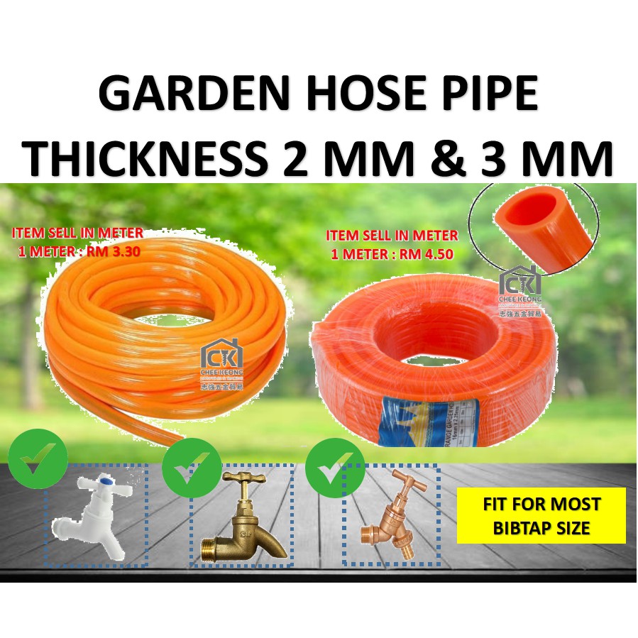 Getah Paip Air Lembut Oren Tebal Bilik Air Cuci Kereta Reinforced ...