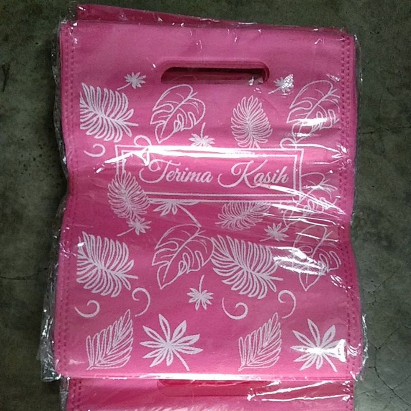 100pcs Goodies BAG WOVEN 20CMX25CM Beg Kain Murah Paper Beg Murah Bajet ...