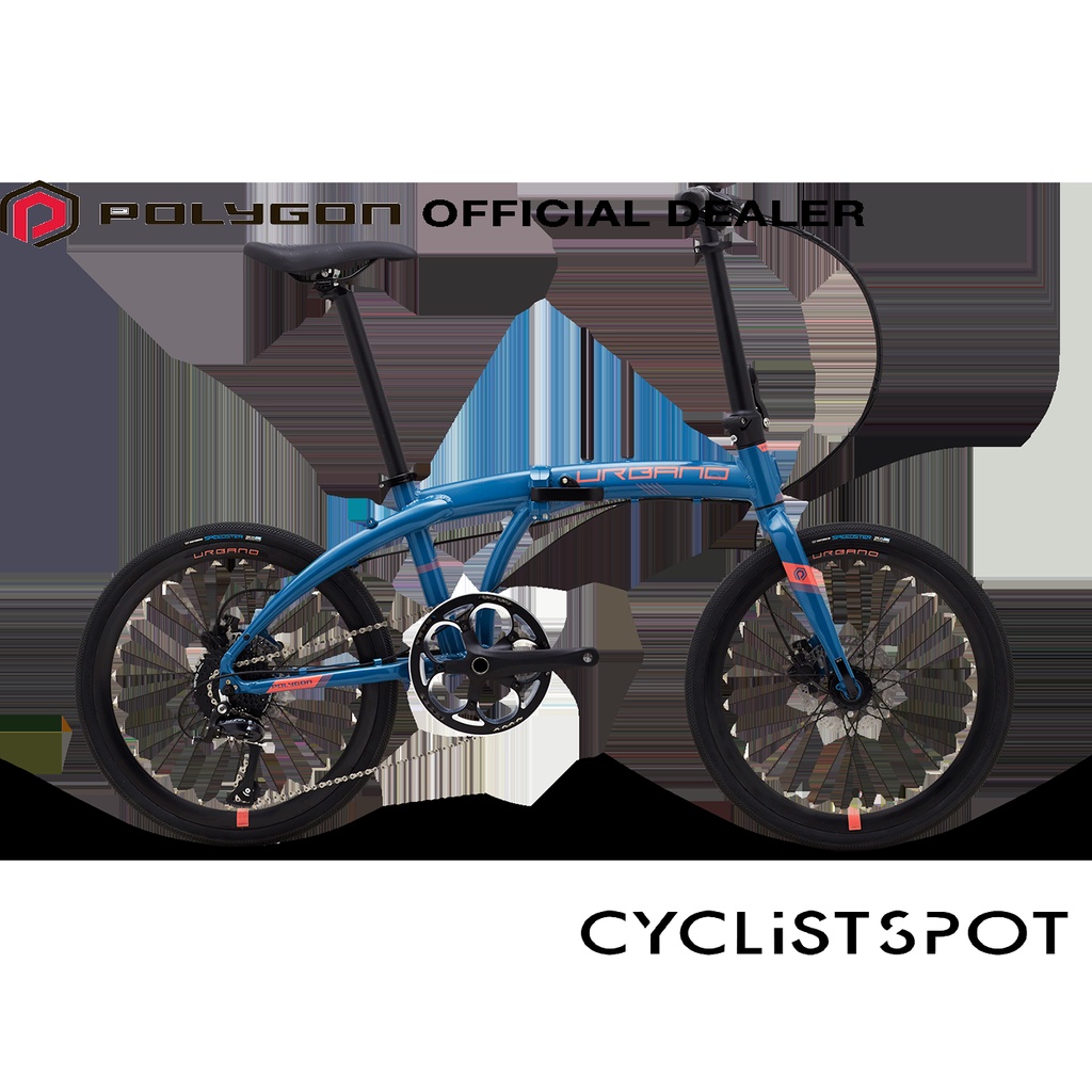 POLYGON : Urbano 5 : Urban folding bike | Shopee Malaysia