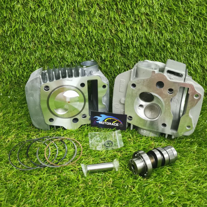 COMBO RACING WAVE125 ALLOY BLOCK SET 57MM 60MM 62MM 65MM + HEAD 24/28MM ...