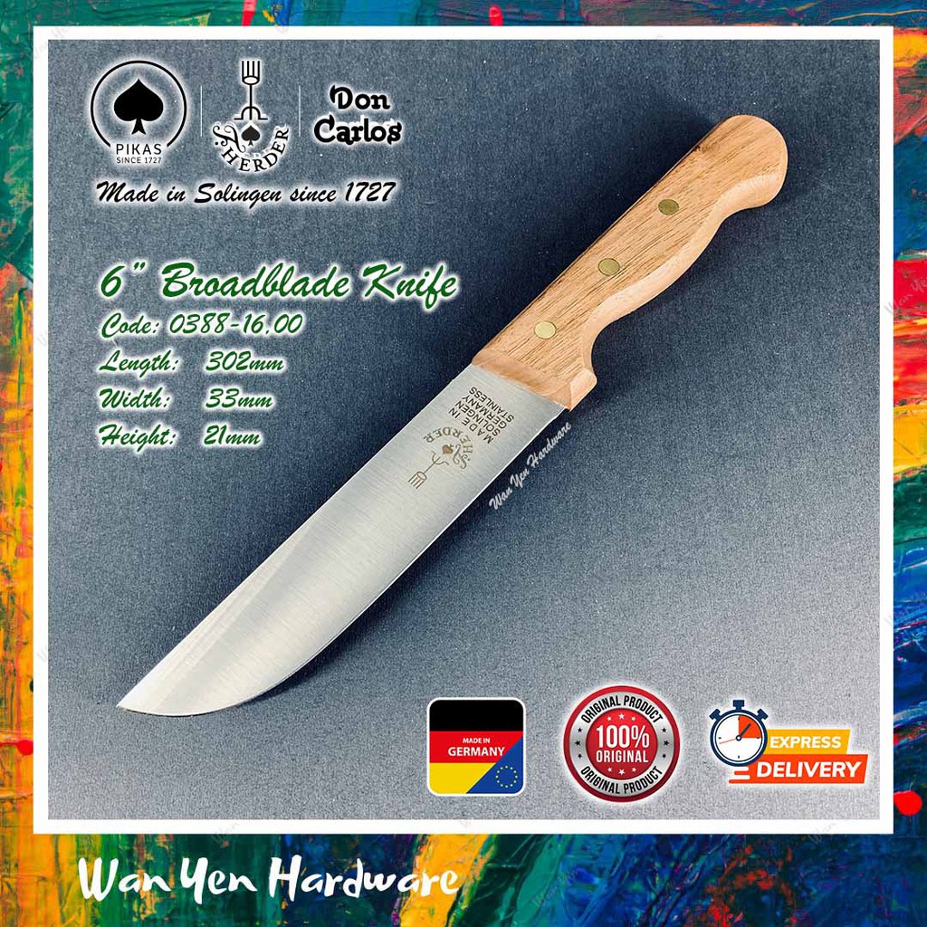 [Made in Germany] F. Herder 6" Broad-blade Knife / Butcher knife ...