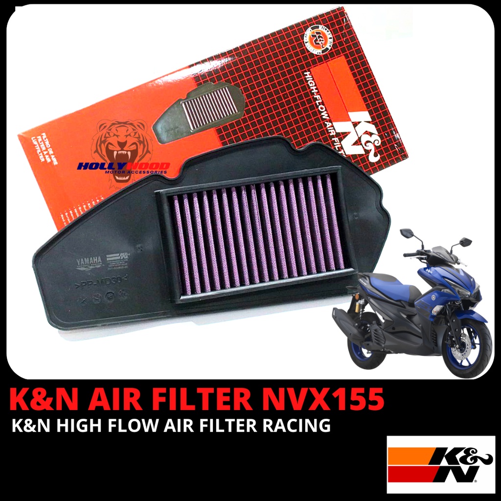 YAMANA NVX V1 V2 RACING AIR FILTER K&N , FILTER NO.1 AIR FLOW HIGH PERFORMANCE POWERFULL YOUR ...