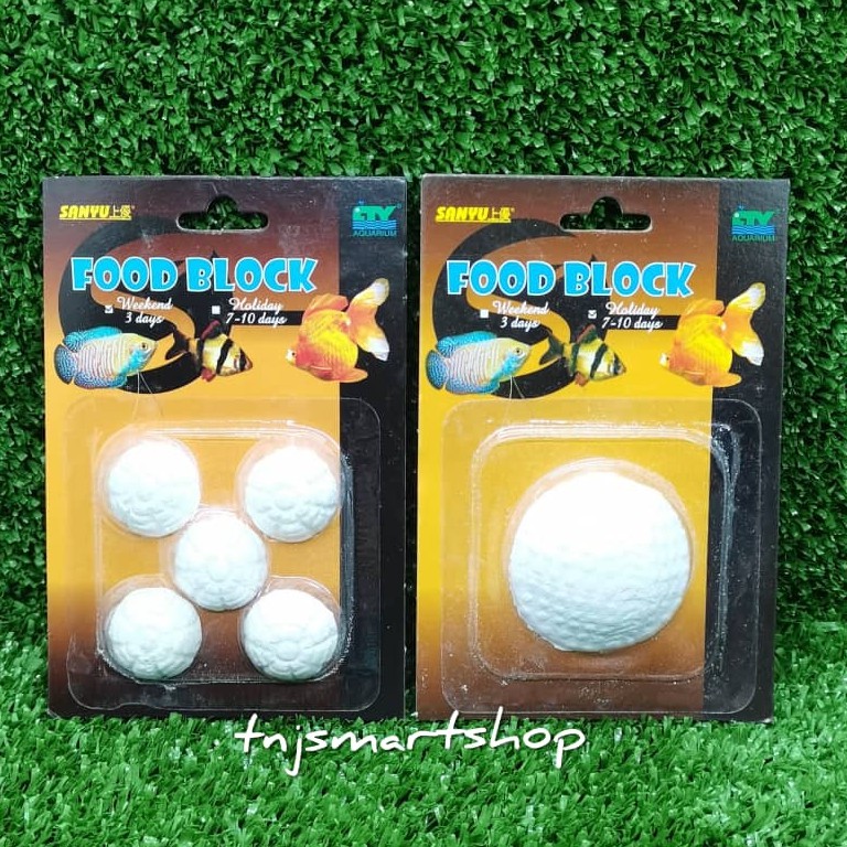 Sanyu Weekend / Holiday Food Block 20g ( Fish Holiday Food Block ...