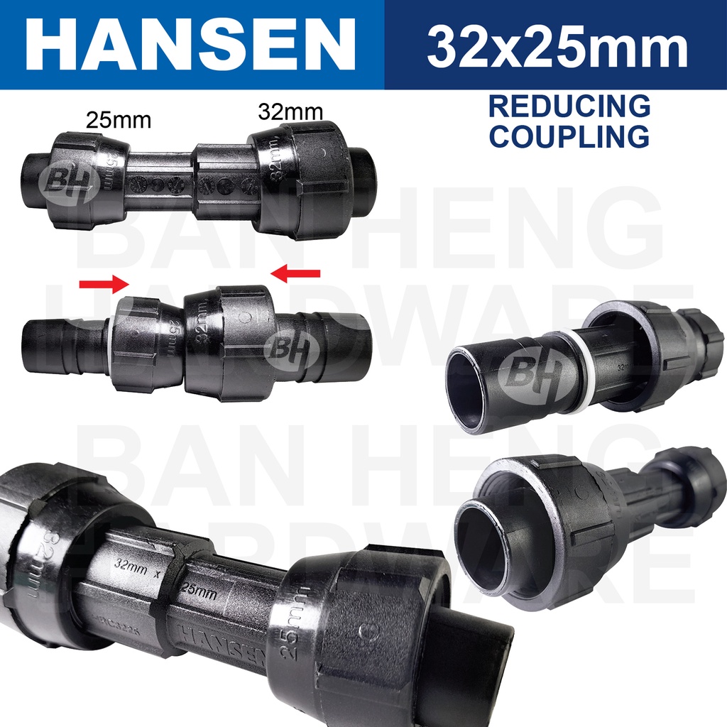 Hansen Fitting Elbow,Tee,Socket,Coupling,Tank Connector / Poly Fitting ...
