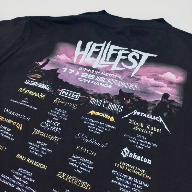 Hell FEST T-SHIRT 2022 NEW | Built UP WITHOUT SIDE SEWING HIKINGDOM ...