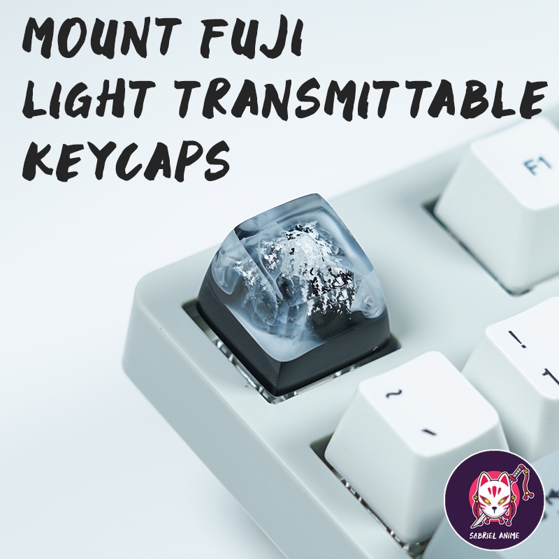 READY STOCK Mount Fuji Light Transmittable Mechanical Keyboard Keycaps ...