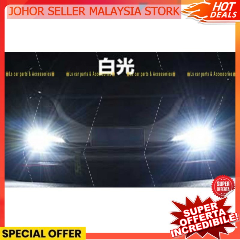 100W Led Headlight 2 Colour Tone Bulb Car Motor H4 Hi Low Beam Headlamp ...