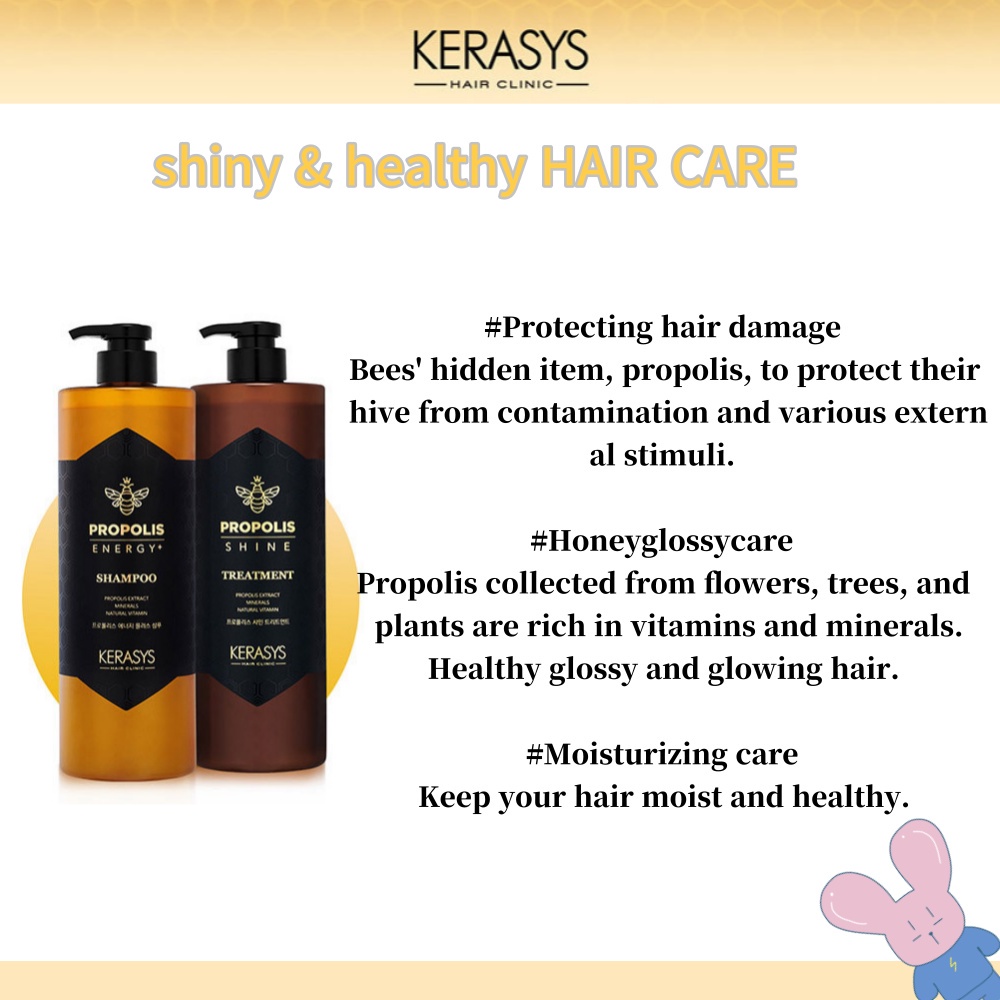 [KERASYS] PROPOLIS SHINE SHAMPOO & TREATMENT 1000ml kerasys / kerasys ...