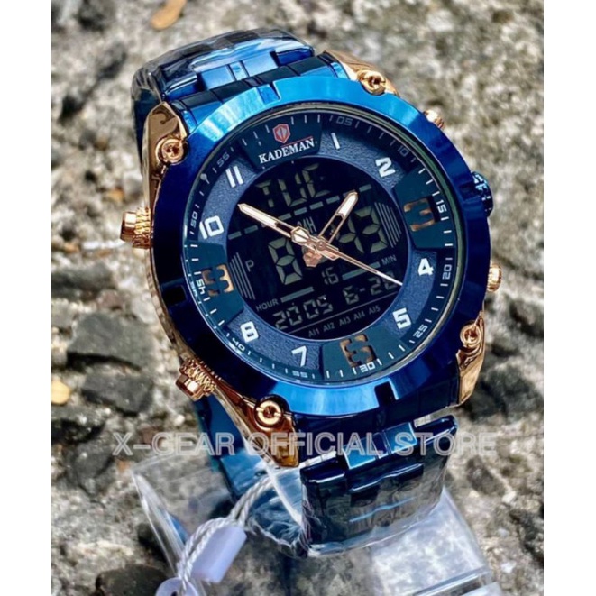 KADEMAN KDM9077 | MEN WATCH | DUAL TIME | Shopee Malaysia