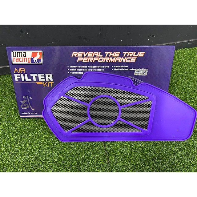 Uma Racing Air Filter Dual Kit Y15 LC RS150 VF3i NMAX RSX BELANG FZ NVX ...