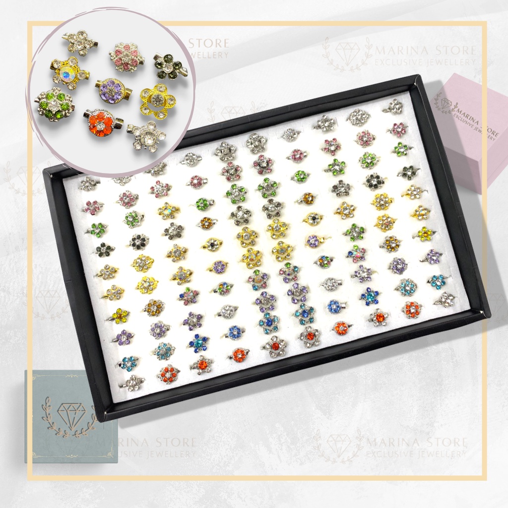 Kerongsang Premium Batu 50pcs/100pcs Baby Brooch Kerongsang Tudung Pin ...