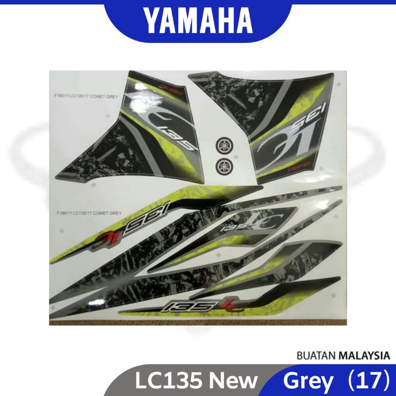 YAMAHA LC135 Body Cover Set Coverset Sticker Stripe Strike LC V2 V3 V4 ...