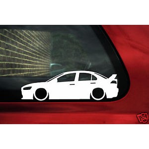 Mitsubishi lancer Evo 10 evolution Car Sticker | Shopee Malaysia