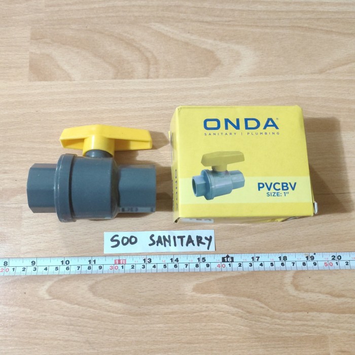 Ball Valve Onda PVCBV 1" pvc sanitary ballvalve stopkran stop faucet ...