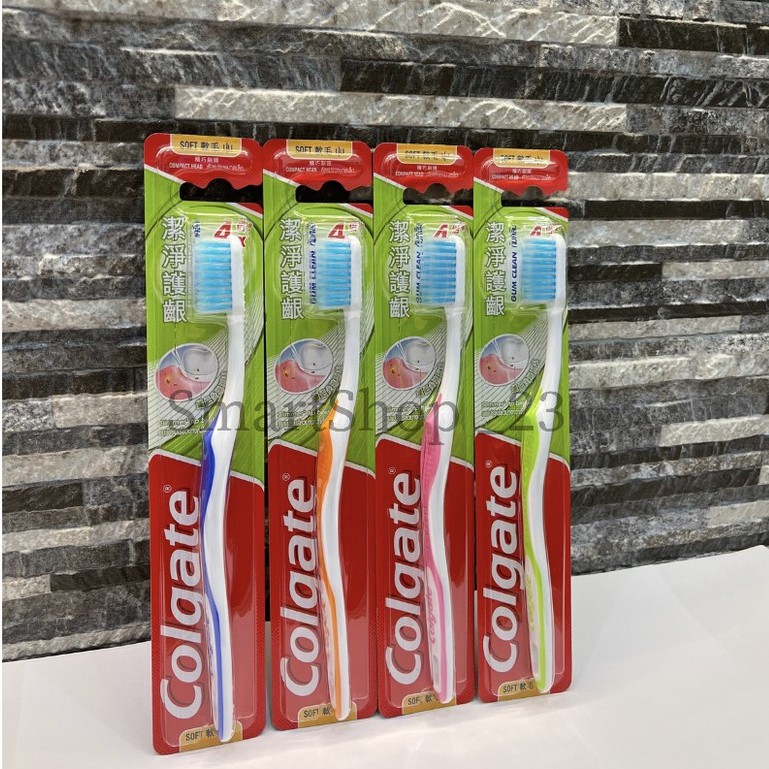 Colgate Compact Head Soft Toothbrush Adult 1s Blue / Orange / Pink ...