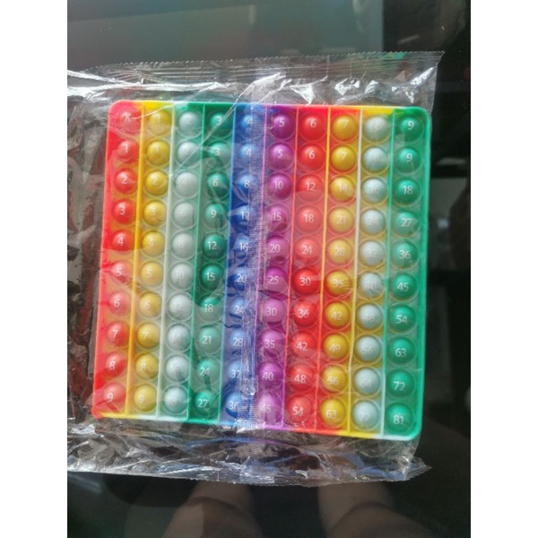 pop it finger toy multiplication table 9x9 | Shopee Malaysia