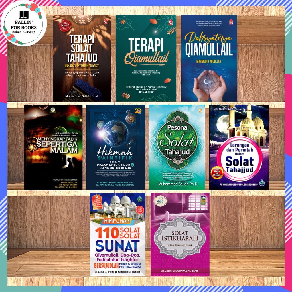 BUKU TENTANG QIAMULLAIL/SOLAT TAHAJJUD/SOLAT MALAM/SOLAT ISTIKHARAH ...